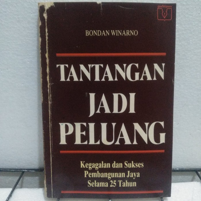 Jual Buku Tantangan Jadi Peluang - Bondan Winarno ( Original ) | Shopee ...