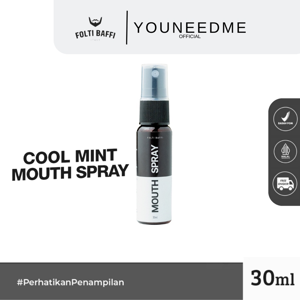 Jual Mouth Spray Cool Mint Penyegar dan Pengharum Mulut 30 ml | Shopee ...