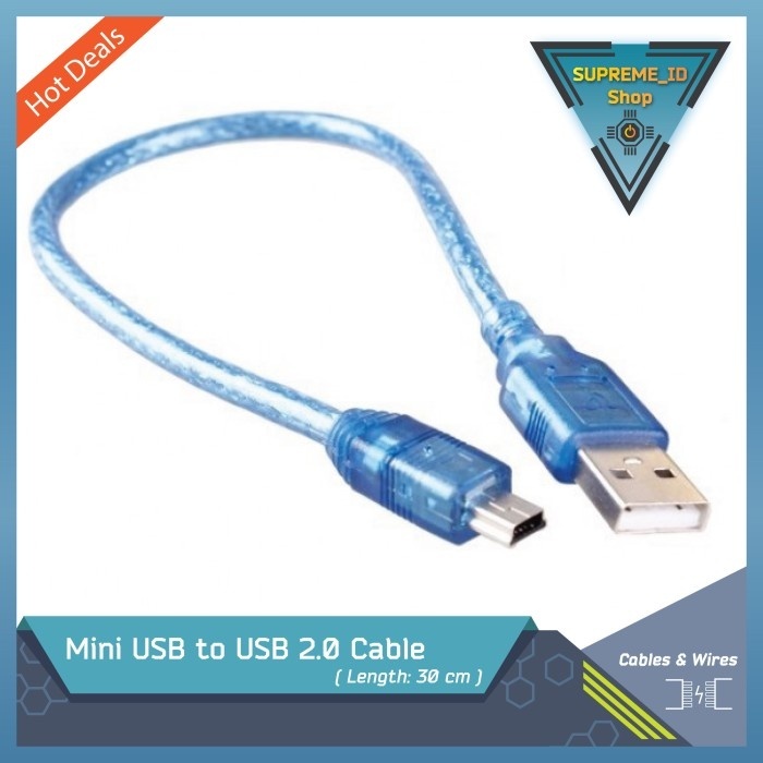 Jual Mini USB to USB 2.0 Cable Kabel Microcontroller Nano | Shopee ...