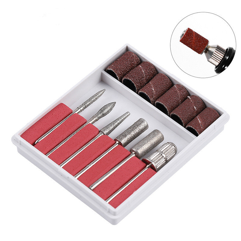 Jual Nails Mini Grinder Tool SET + Amplas (12pcs) | Nail Drill Manicure ...