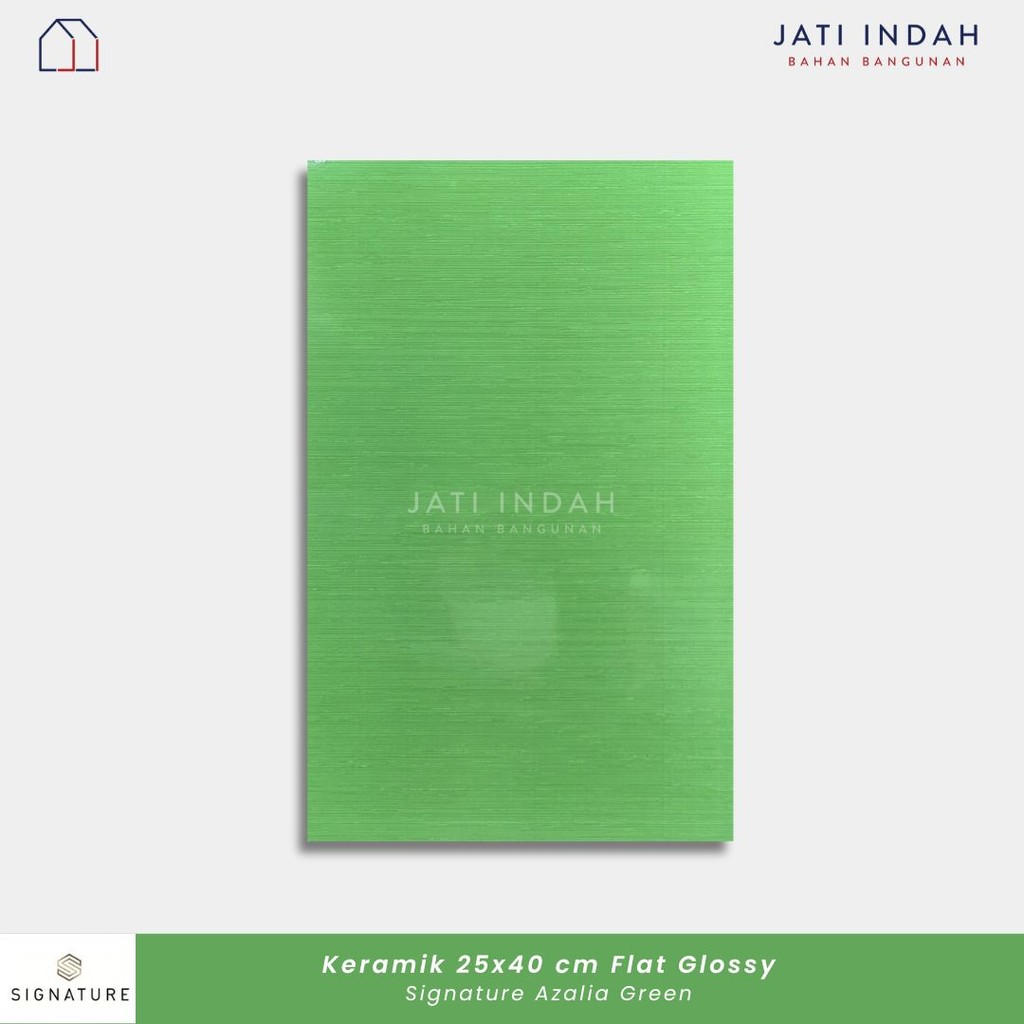 Jual Keramik Dinding Glossy Flat 25x40 cm Signature Azalia Green ...