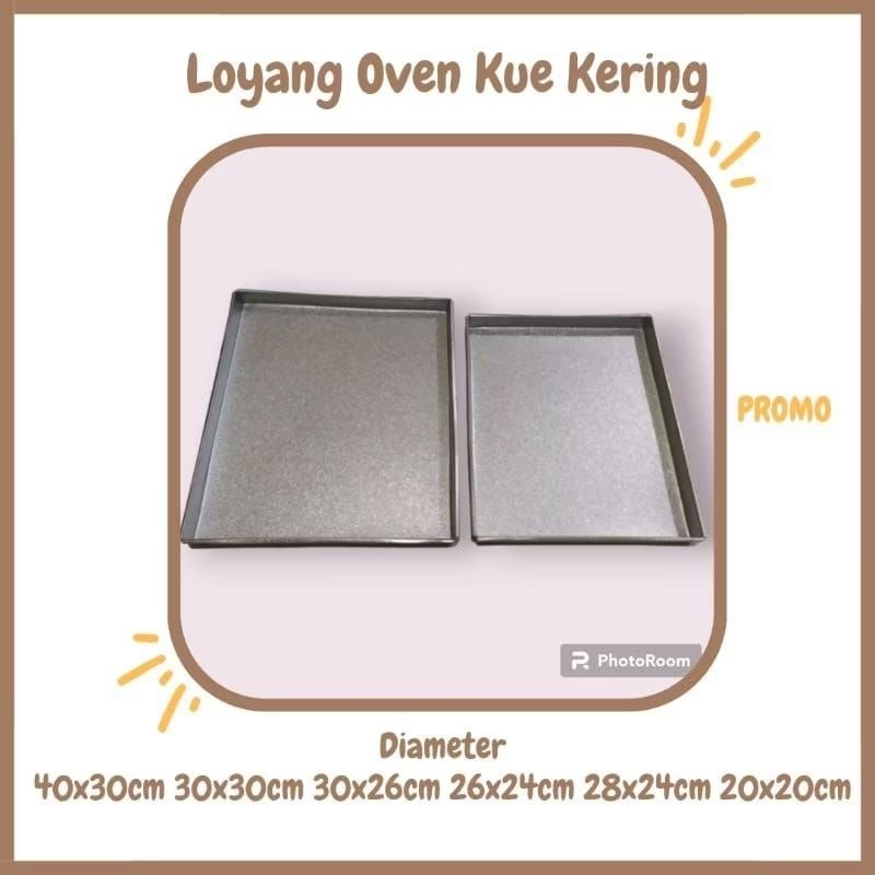 Jual LR-99 Loyang oven 40x30 30x30 30x26 28x24 / loyang kue kering ...