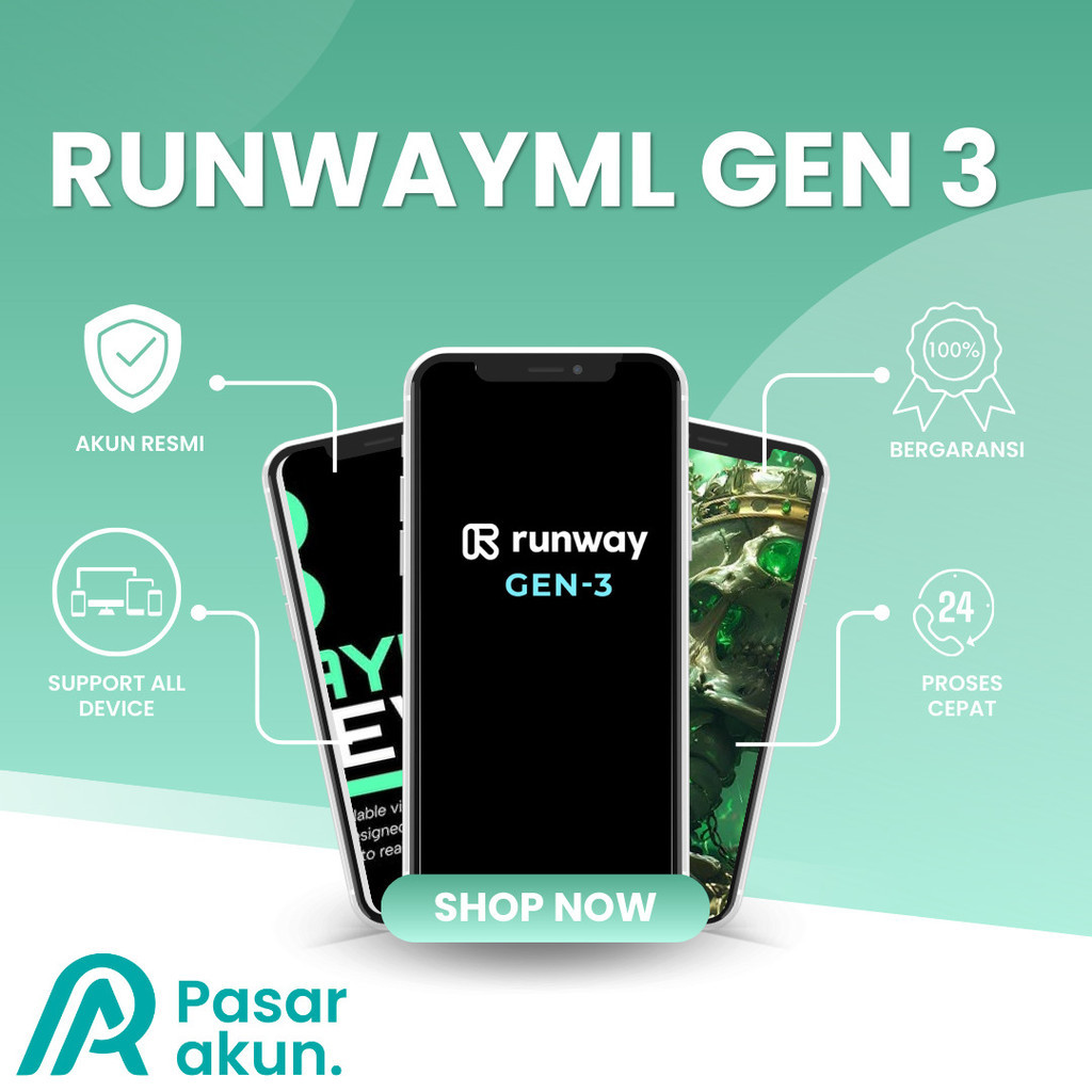 Jual Runwayml Gen 3 Unlimited 1 Tahun Resmi | Shopee Indonesia