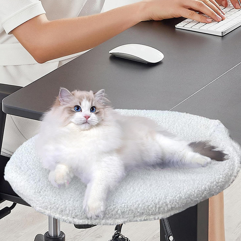 Jual Cat Desk Bed Desk Cat Perch Comfortable Soft Round Desktop Cat Bed ...