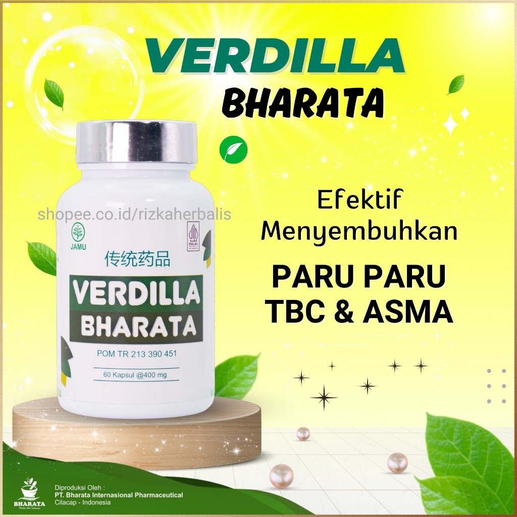 Jual VERDILLA Bharata Original Obat PARU PARU TBC ASMA BRONKITIS ...