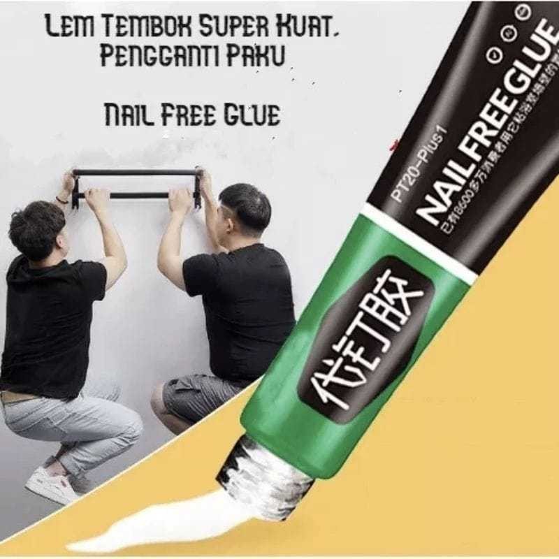 Jual Lem Pengganti Paku Lem Tembok Tanpa Bor & Tanpa Paku Cukup Di Lem ...