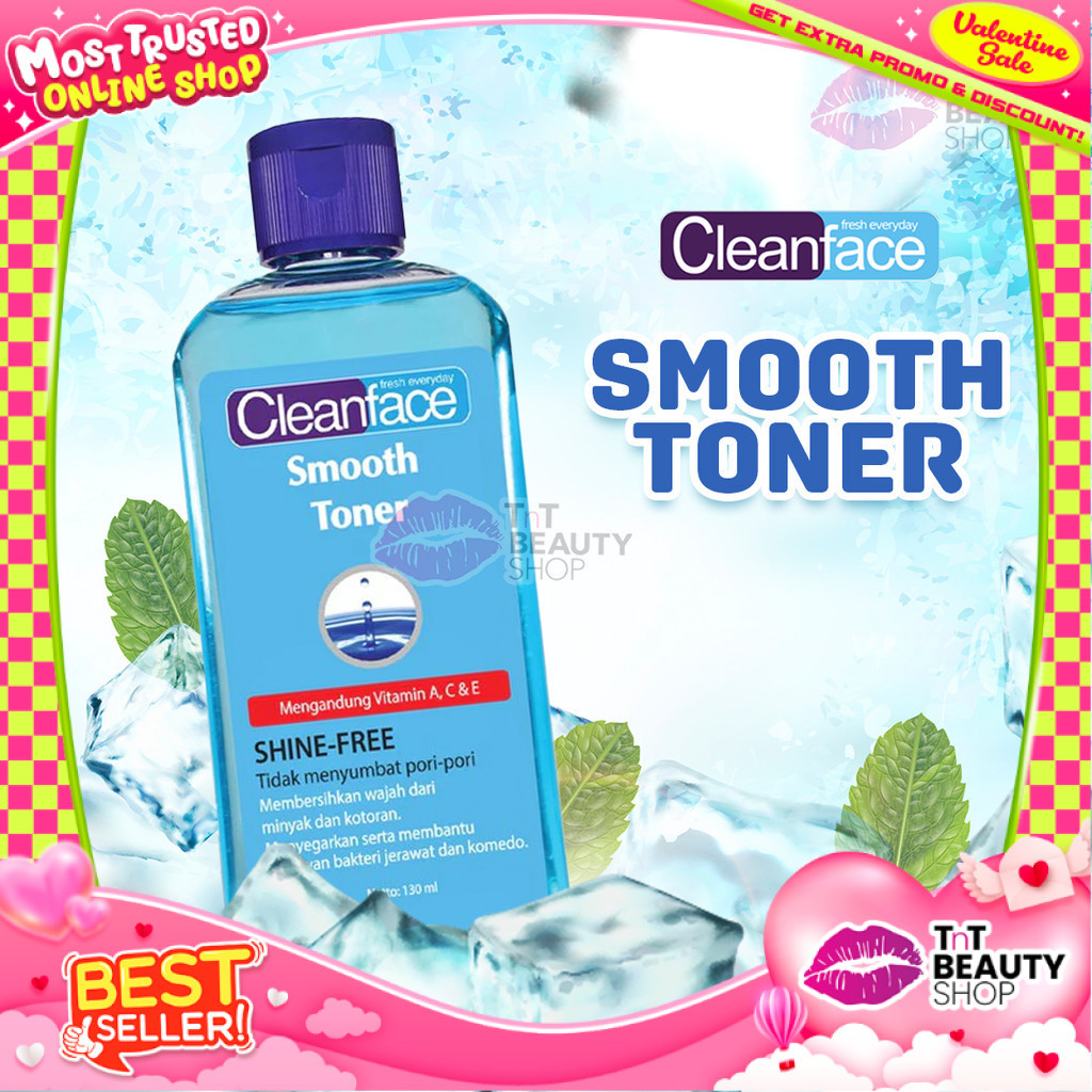 Jual Cleanface Smooth Toner - Toner Wajah - Clean Face - Purbasari ...