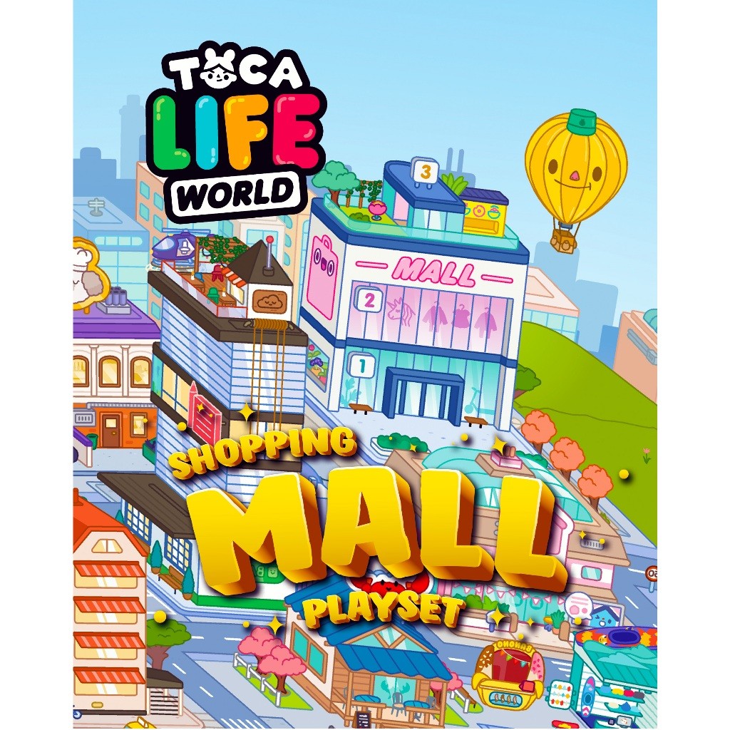 Jual Paper Doll Toca Boca Life World Mall Series Quite Busy Book ...