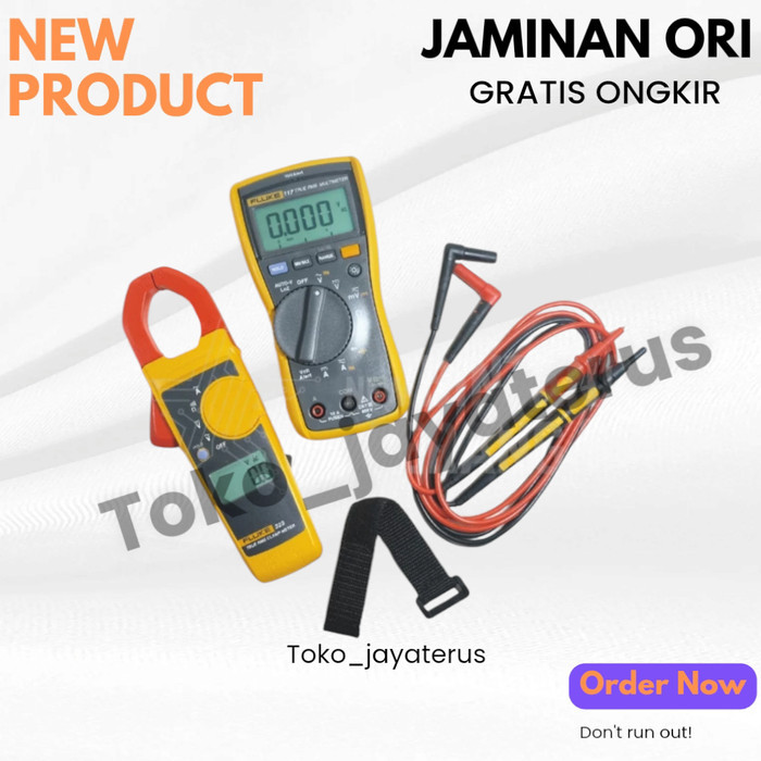 Jual Fluke 117/323 Electricians Multimeter Combo Kit original | Shopee ...