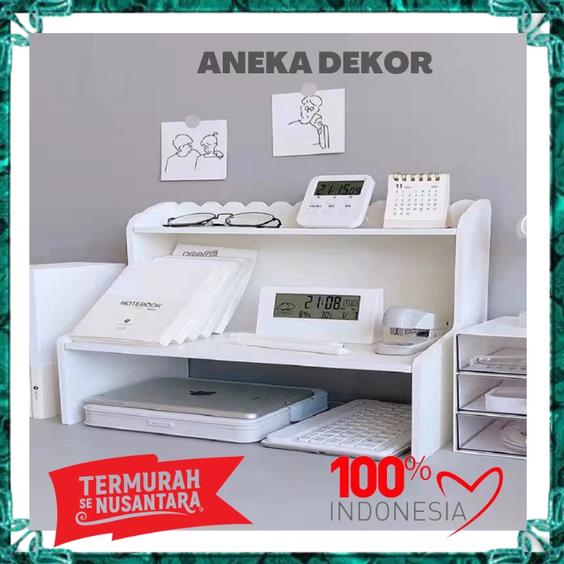 Jual Rak Meja Minimalis Tempat Simpan Barang Organizer Aesthetic ...
