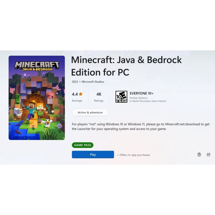 Jual Minecraft java & Bedrock Edition PC FU ACCESS ONINE | Shopee Indonesia