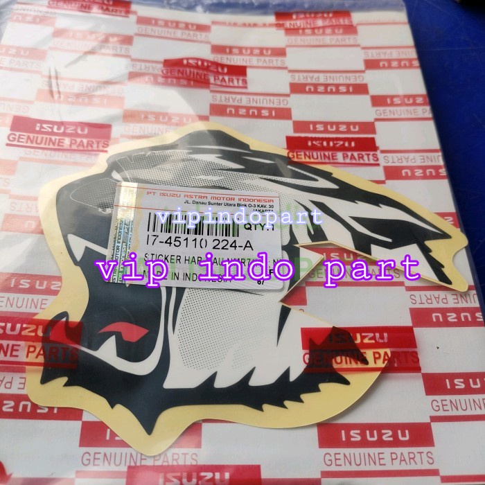 Jual STIKER STICKER LOGO KEPALA MACAN ISUZU ELF ORIGINAL ISUZU | Shopee ...