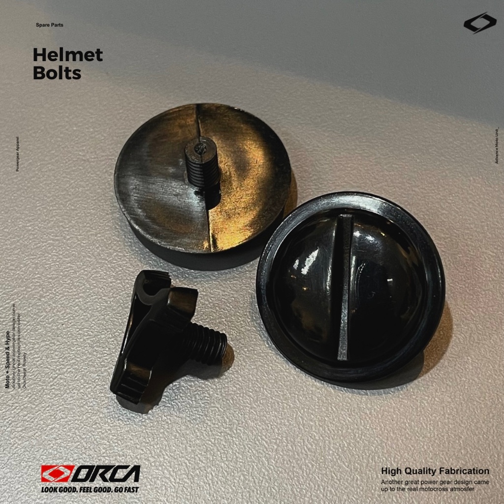 Jual Orca Powergear - HELMET BOLTS / BAUT HELM HELM FULL FACE CROSS RSV ...