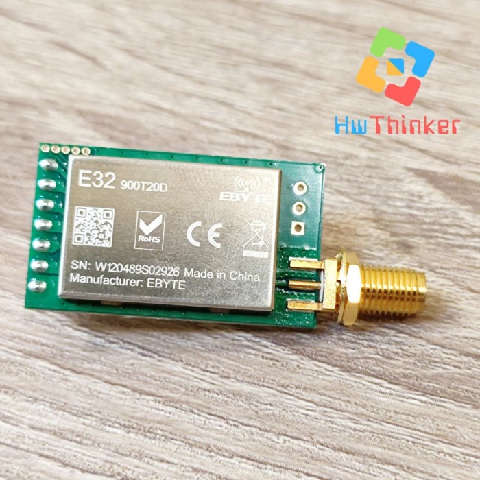 Jual EByte E32-900T20D LoRa SX1276 915MHz 862-930MHz 100mW 20dBm UART TTL - Lora 3S | Shopee ...