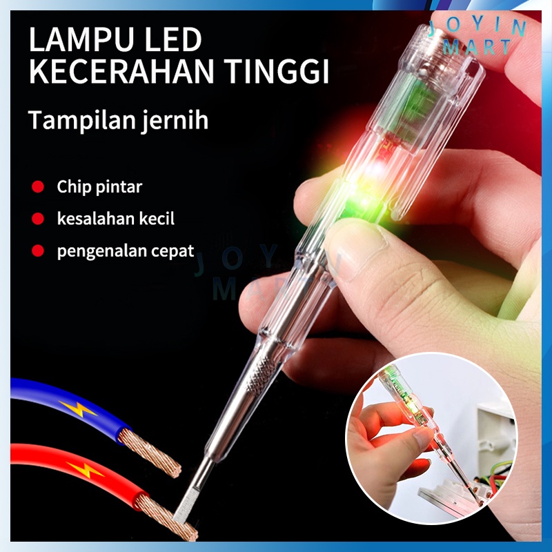 Jual Obeng Tes with Indicator Dual LED / Lampu LED Merah Hijau Tester ...