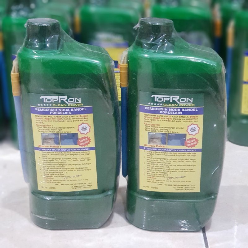 Jual TOPRON pembersih kerak KERAMIK/PEMBERSIH KAMAR MANDI | Shopee ...