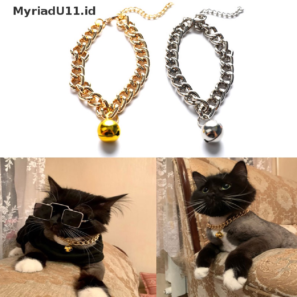 Jual kalung kucing rante mas dan rante silver besi anti karat dan ...