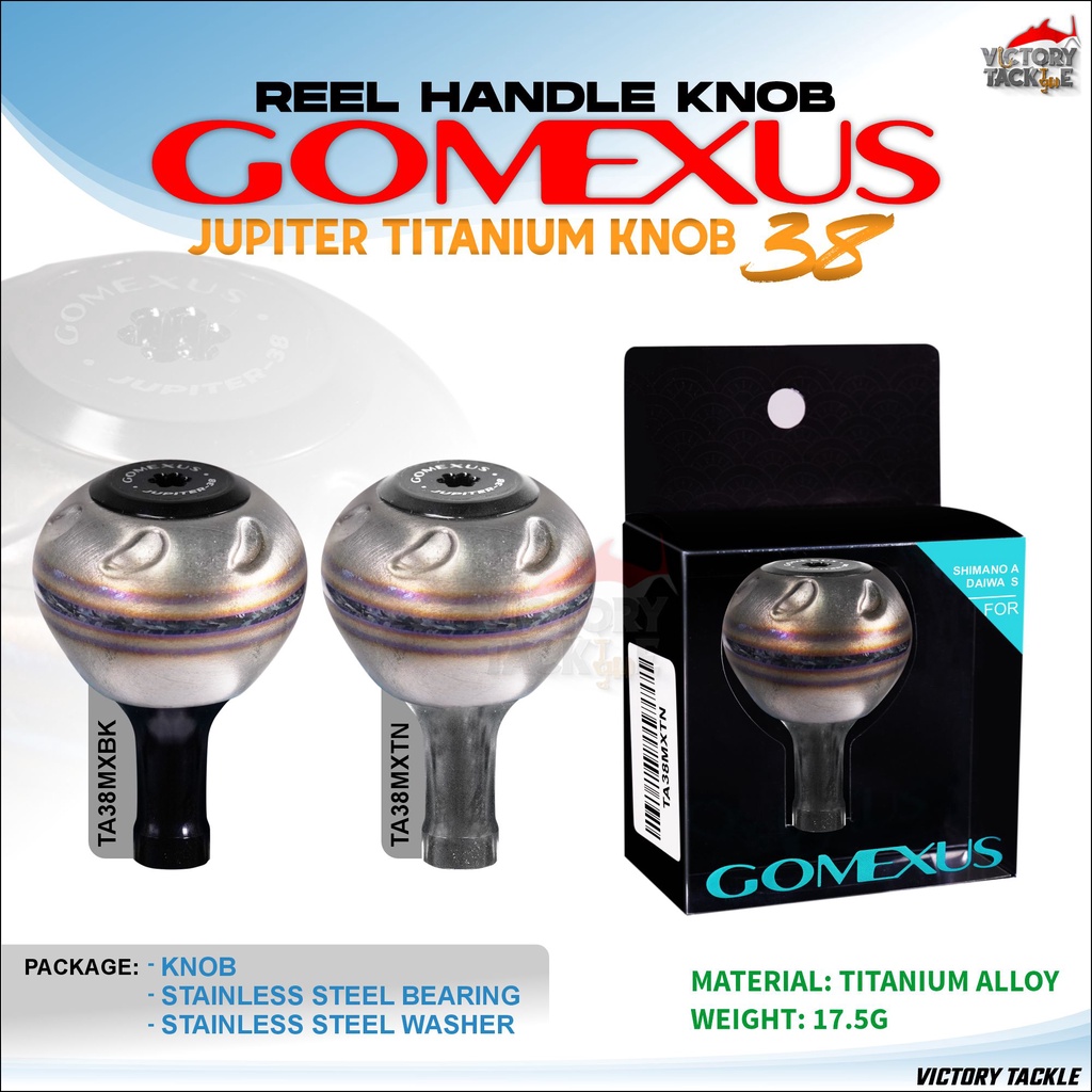 Jual EXTRA BONUS | Knob Gomexus Jupiter Titanium 38 mm | Shopee Indonesia