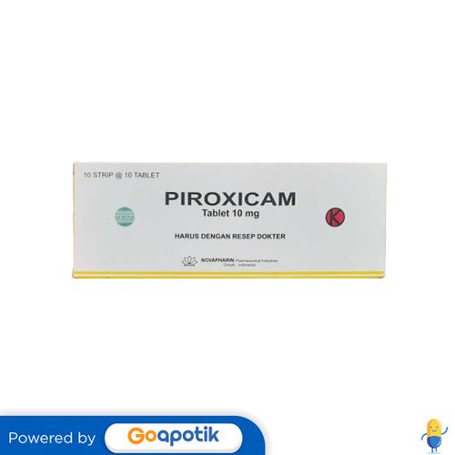 Jual PIROXICAM NOVAPHARIN 10 MG BOX 100 TABLET | Shopee Indonesia