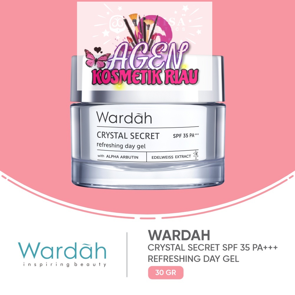 Jual Wardah CRYSTAL SECRET Refreshing Day Gel SPF 35 PA+++ 30G | Shopee ...