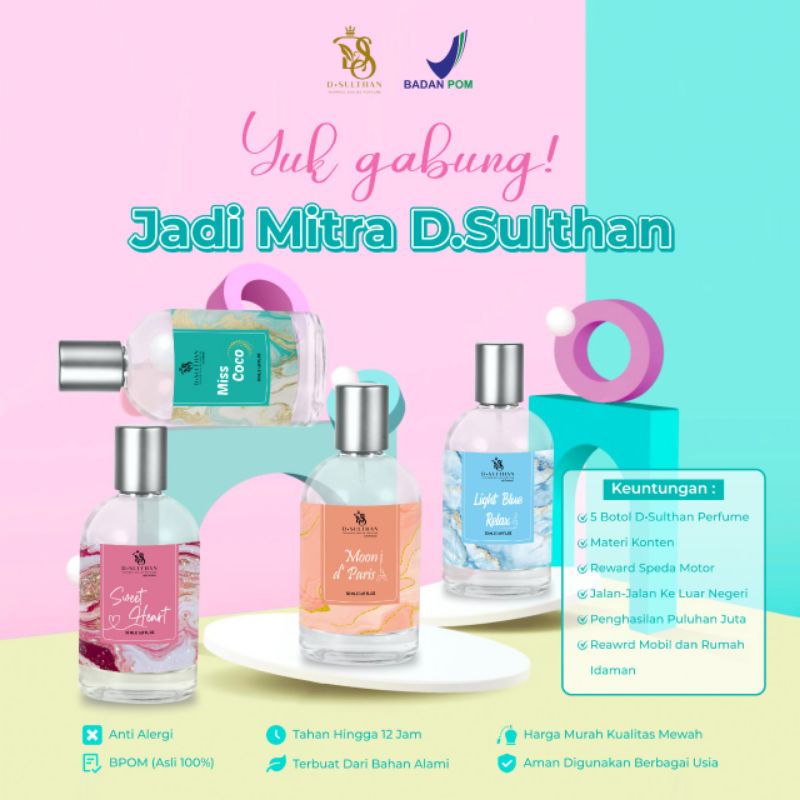 Jual PARFUM D'SULTAN DELUXE 4 VARIAN - PARFUME VIRAL Tahan Seharian ...