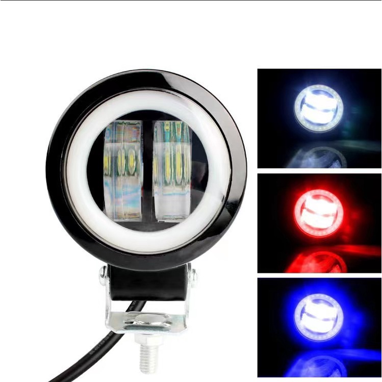 Jual Lampu LED Bulat 20 Watt 4D Motor Mobil Daymaker 20Watt 20W Cutoff ...