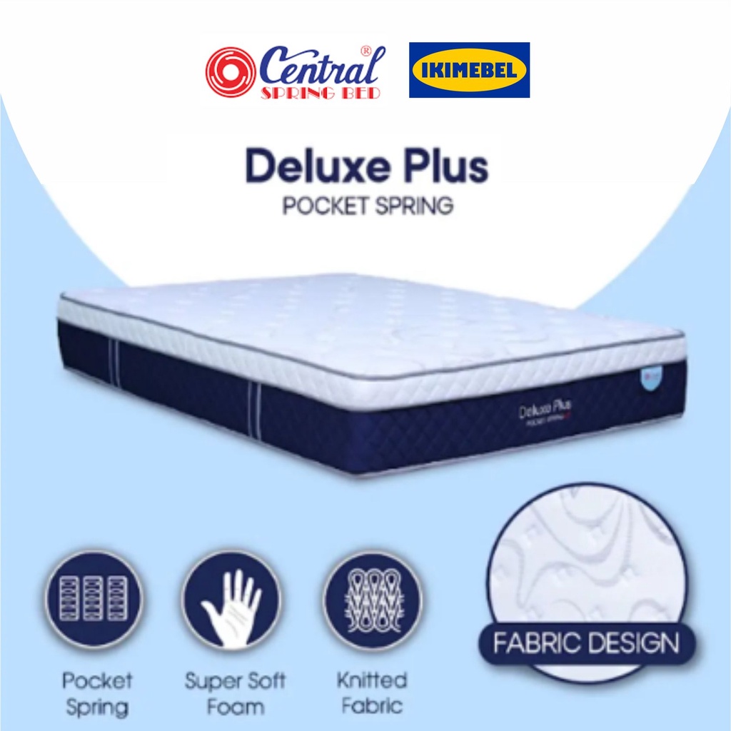 Jual Kasur Springbed Deluxe Plus Pocket Spring – Central Spring Bed ...
