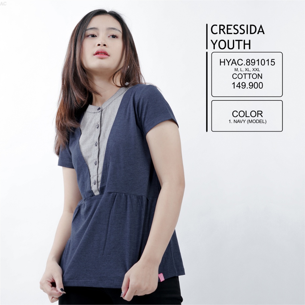 Jual CRESSIDA Kaos Cewek Baju Wanita Cressida Original - HYAC.891015 ...