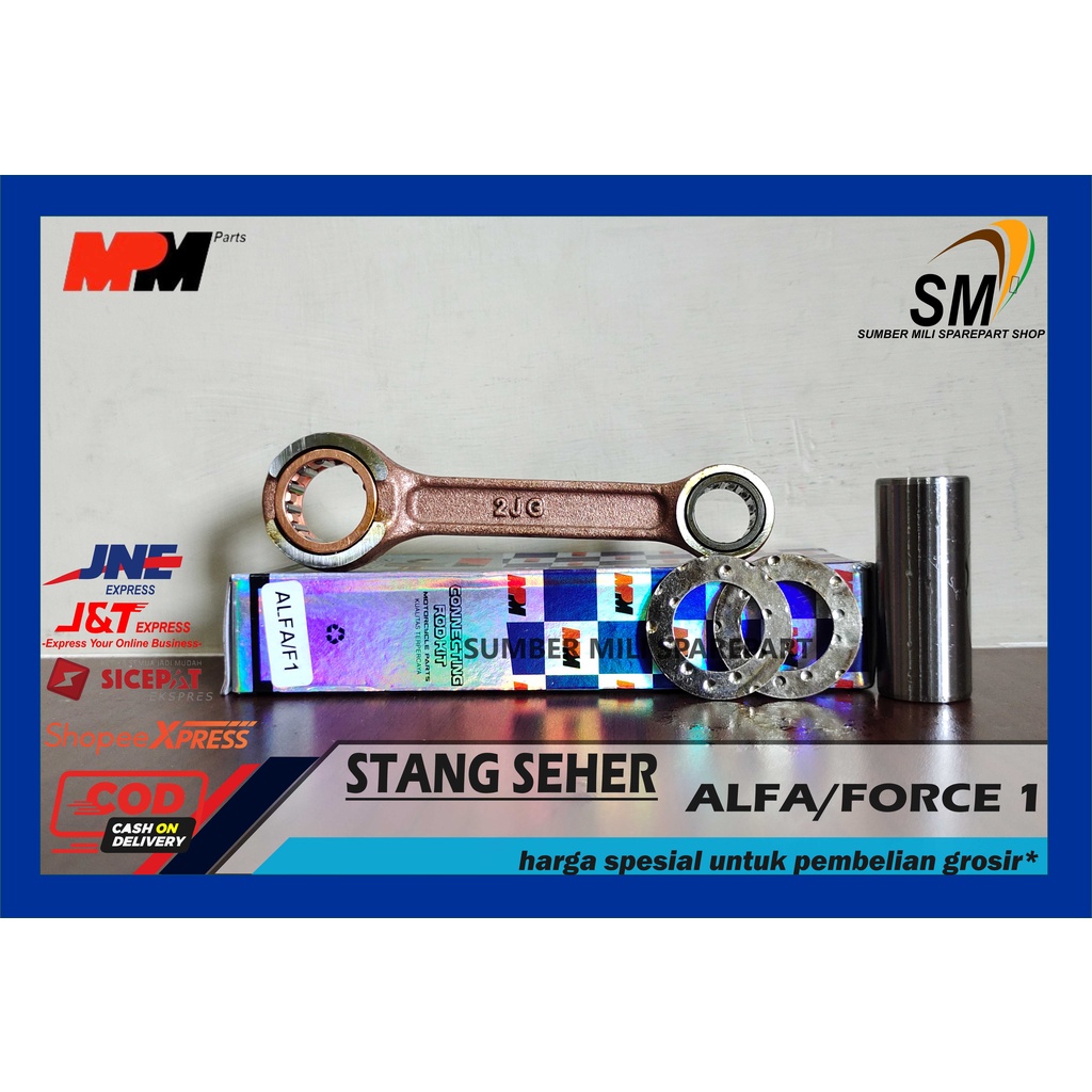 Jual STANG SEHER/SEKER CONNECTING ROD ALFA/FORCE 1 MPM | Shopee Indonesia
