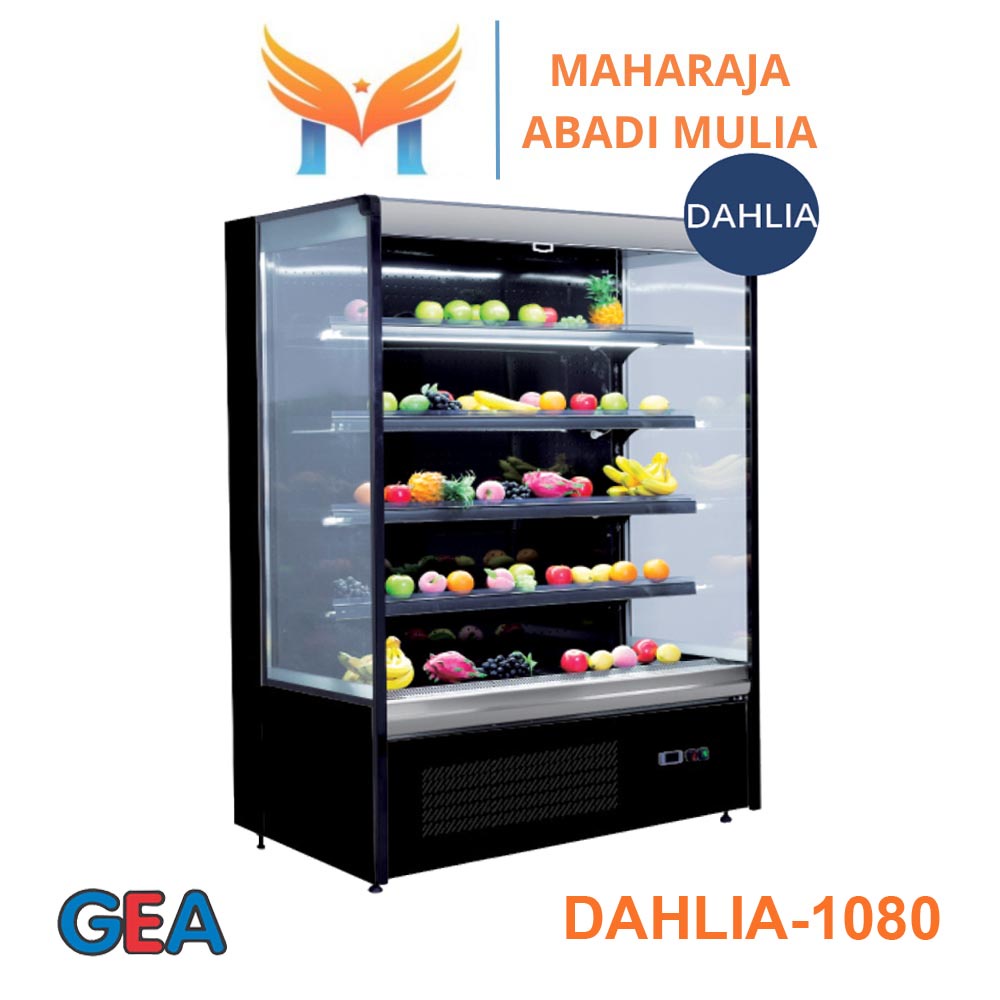 Jual Lemari Rak Pendingin Minuman Gea Dahlia-1080 Multideck Open ...
