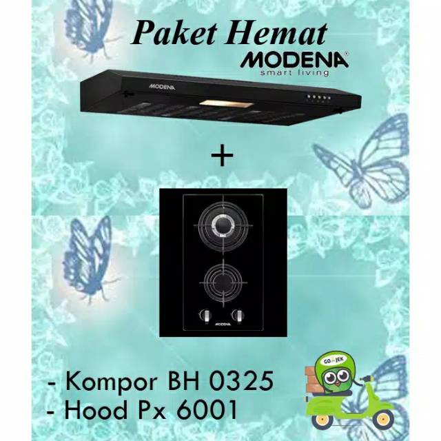Jual Paket Kompor Tanam dan Cooker Hood Modena BH 0325 dan Cookerhood ...