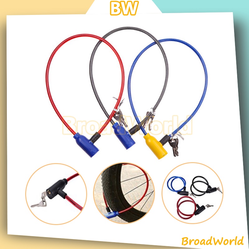 Jual Gembok Kawat Sepeda 65cm / Gembok Sepeda Cable Lock / Gembok ...