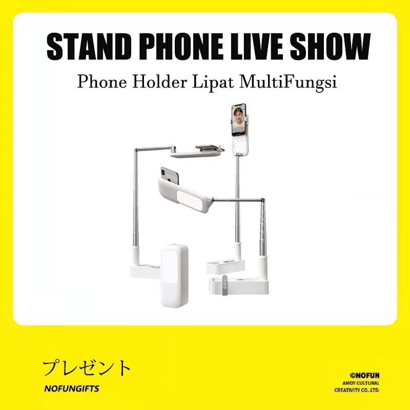 Jual Stand Phone Live Show Lipat Multi Fungsi Ring Light LED Phone ...