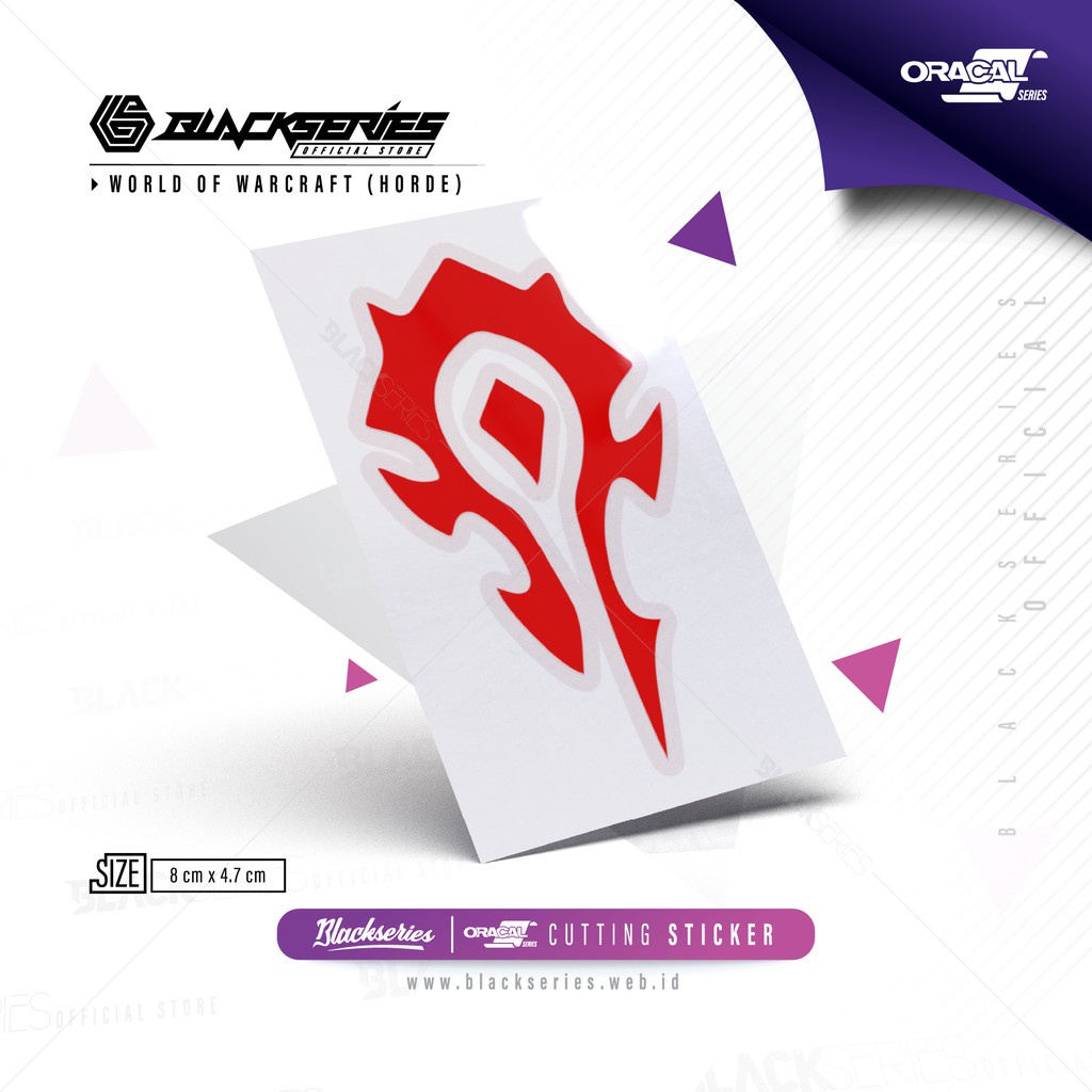 Jual Stiker Horde | Cutting Sticker World of warcraft | Shopee Indonesia