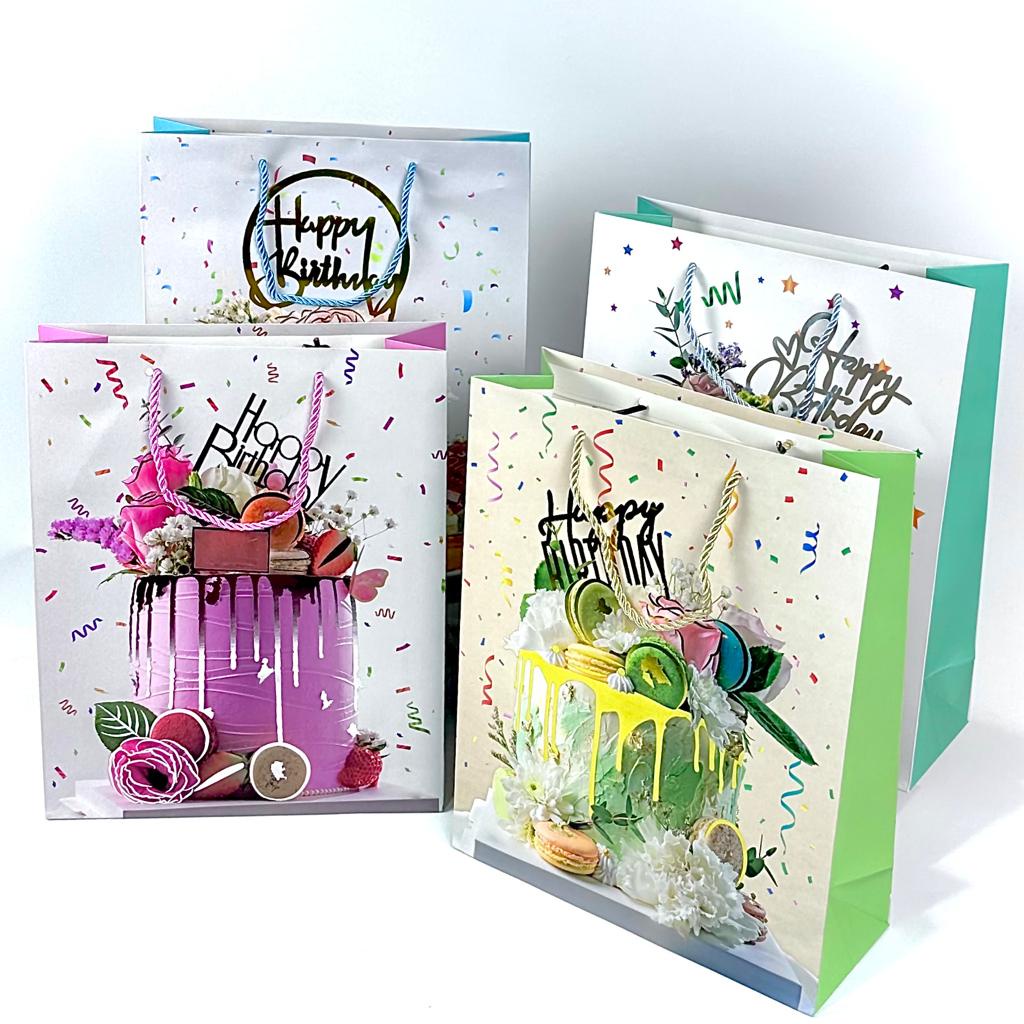 Jual BOS Paper Bag Ulang Tahun/Paperbag Happy Birthday/Goodie Bag Ultah ...