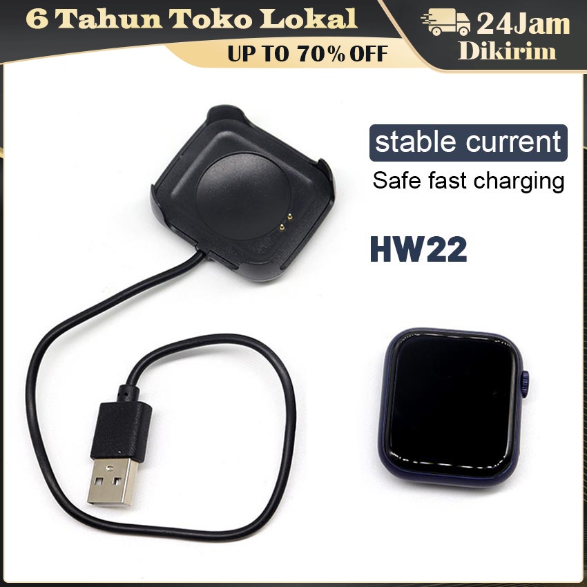 Jual Kabel USB Charger Casan HW22 2 PIN Smartwatch Jam Docking Cable ...