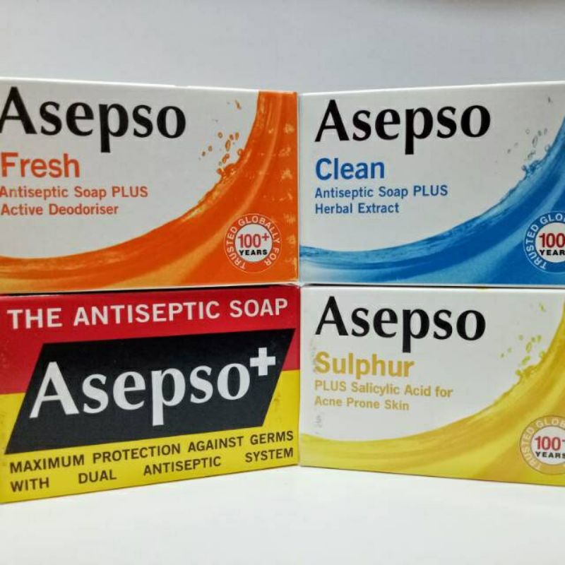 Jual Sabun Asepso 80gr Sabun Antiseptik Asepso Plus | Asepso Clean | Sabun Gatal Sabun Mandi ...