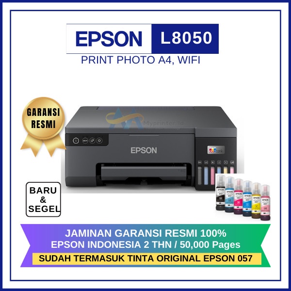 Jual Printer Epson Ecotank L8050 (Pengganti L805) Printer Photo A4 6 Warna | Shopee Indonesia