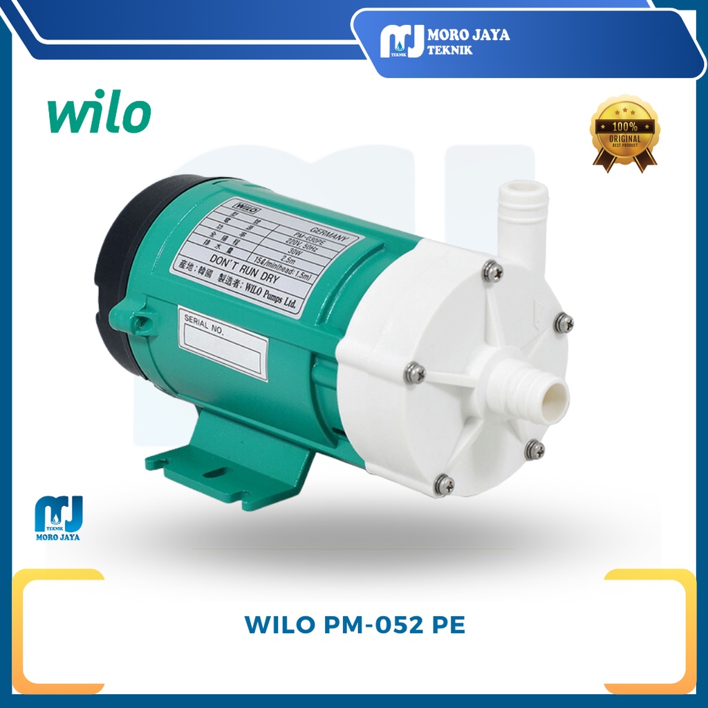 Jual Pompa Wilo PM 052 Chemical Pump Pompa Kimia Magnet Drive Pump | Shopee Indonesia