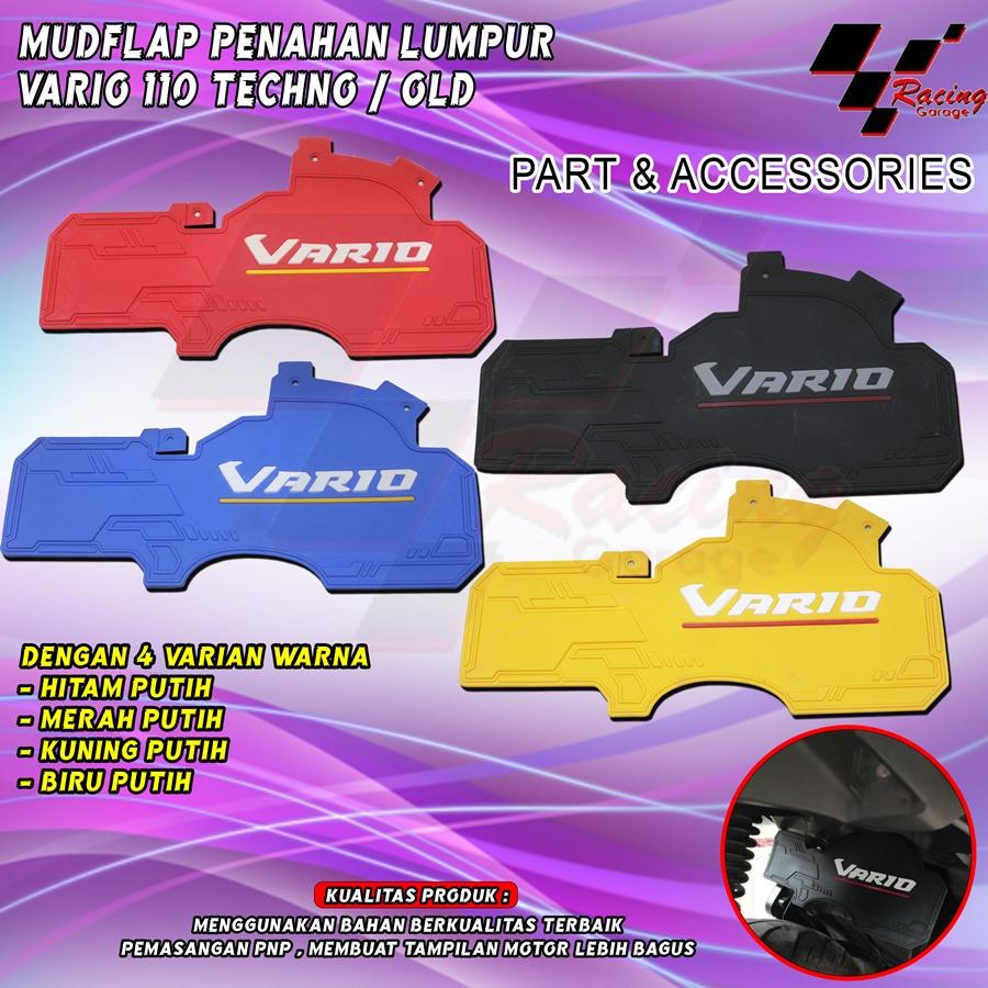 Jual MUDLAP VARIO 110 TECNO OLD VARTECH MUDFLAP KARET PENAHAN LUMPUR ...
