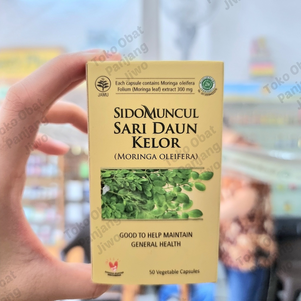 Jual Sari Daun Kelor Sido Muncul 50 Kapsul - Menurunkan Gula Darah ...
