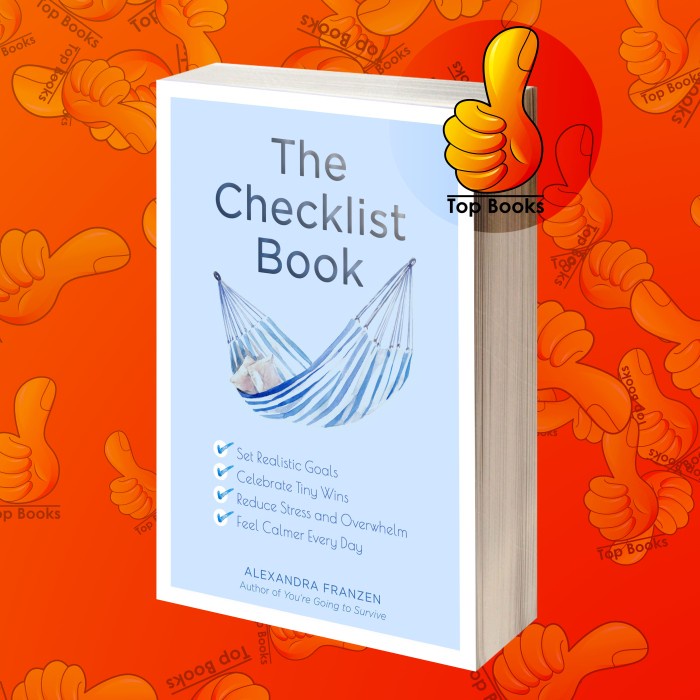 Jual Buku The Checklist Book: Set Realistic Goals, Celebrate Tiny Wins ...