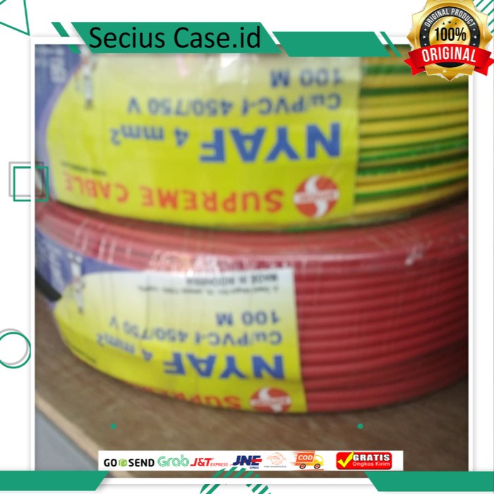 Jual KABEL NYAF 4MM 4 MM SUPREME 50 METER SERABUT | Shopee Indonesia