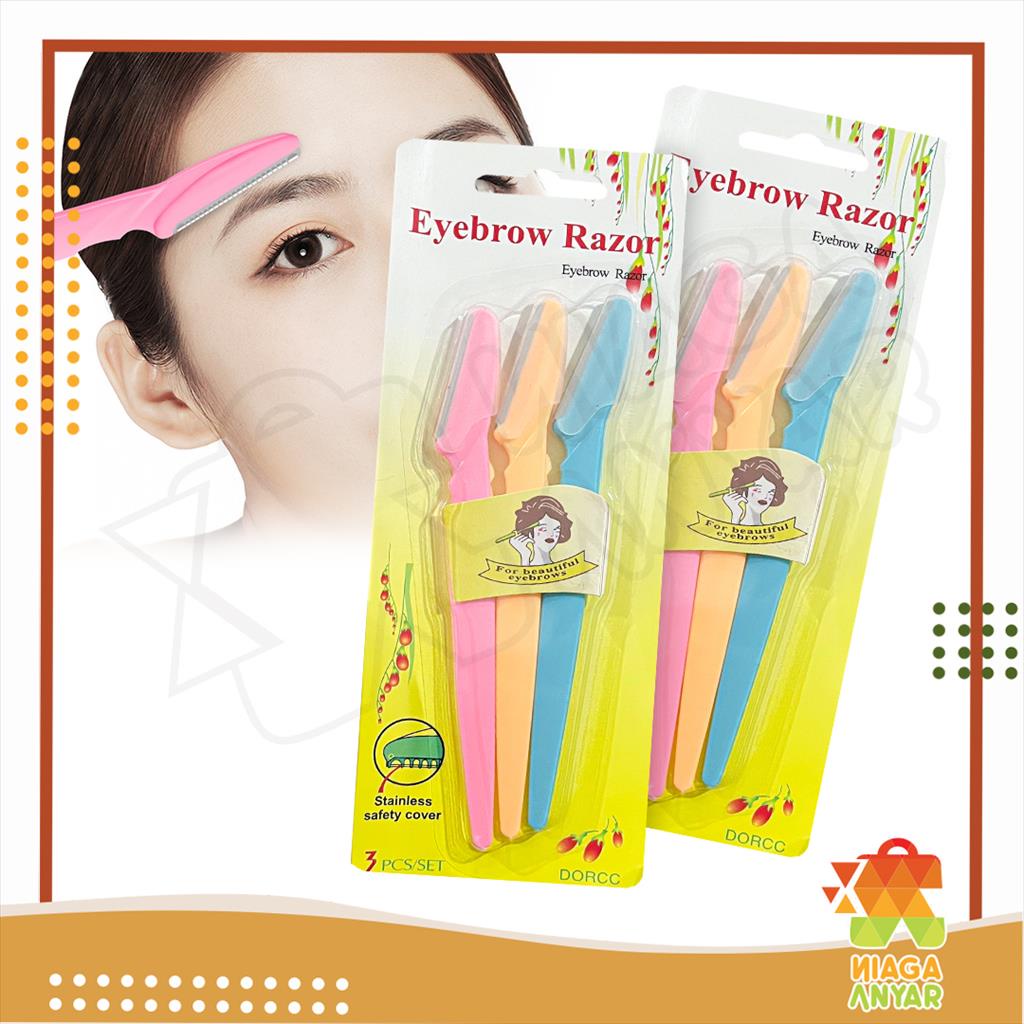 Jual NAS Cukuran Alis Isi 3/ Eyebrow Razor / Pisau Cukur Alis / Alat Pencukur Alis / Pengerok ...
