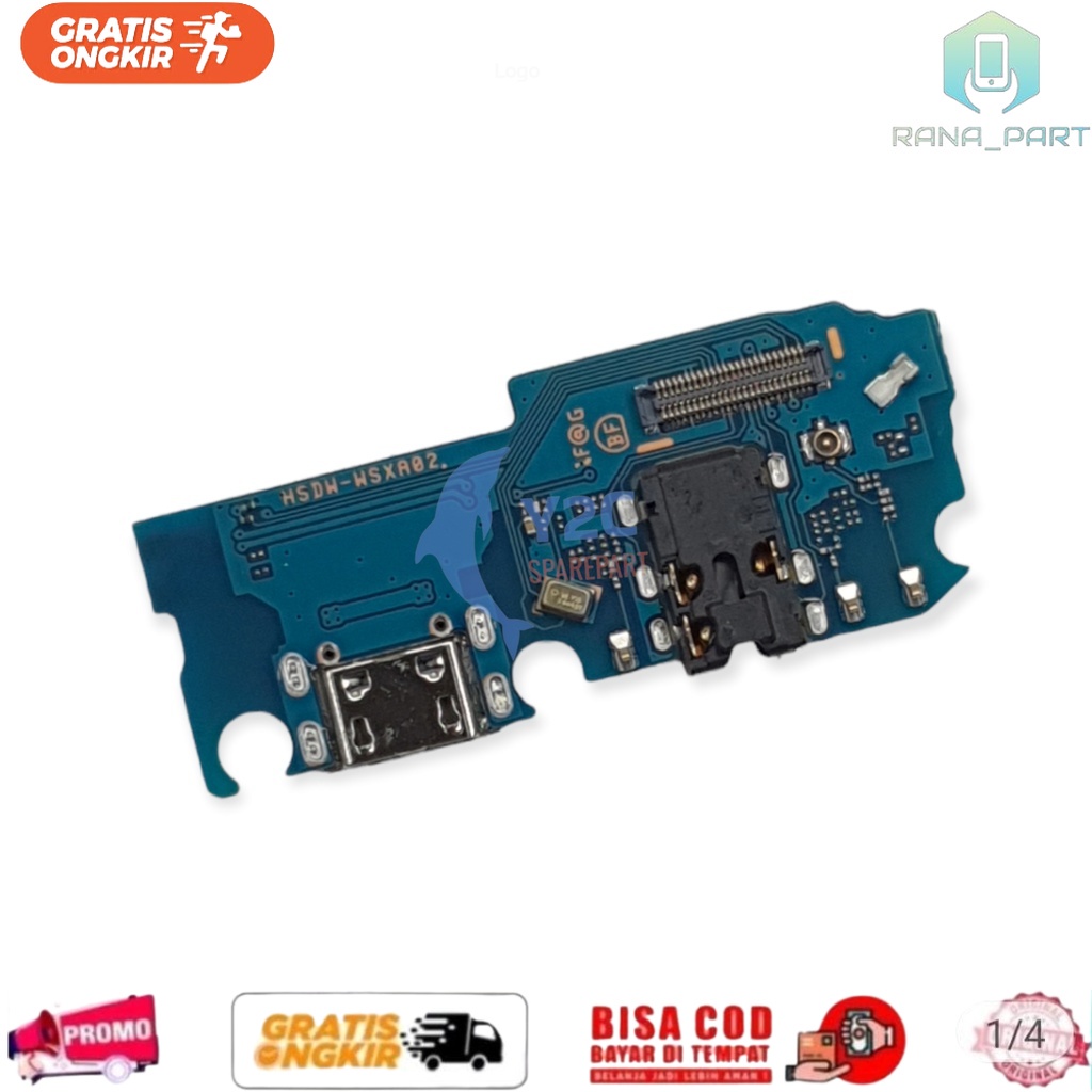 Jual PAPAN CHARGER + IC SAMSUNG A022 / A022F / GALAXY A02 + MIC ORIGINAL FULL KOMPONEN IC ...