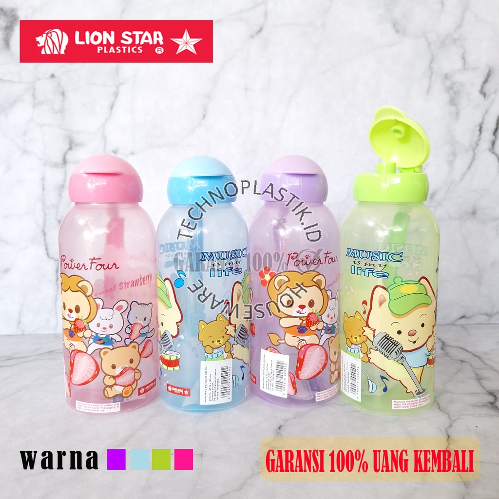 Jual LION STAR Miko Bottle Botol Minum Anak Lucu 600 Ml | Shopee Indonesia