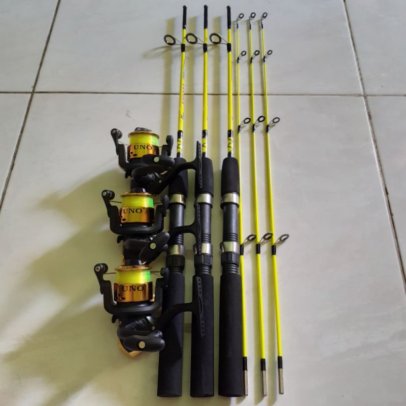 Jual Paket joran mancing siap pake - Reel pancing - joran pancing ...