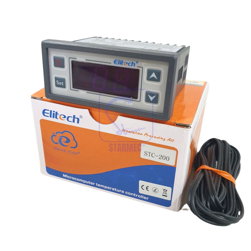 Jual Thermostat Digital STC-200 Elitech Temperature Controller Original ...