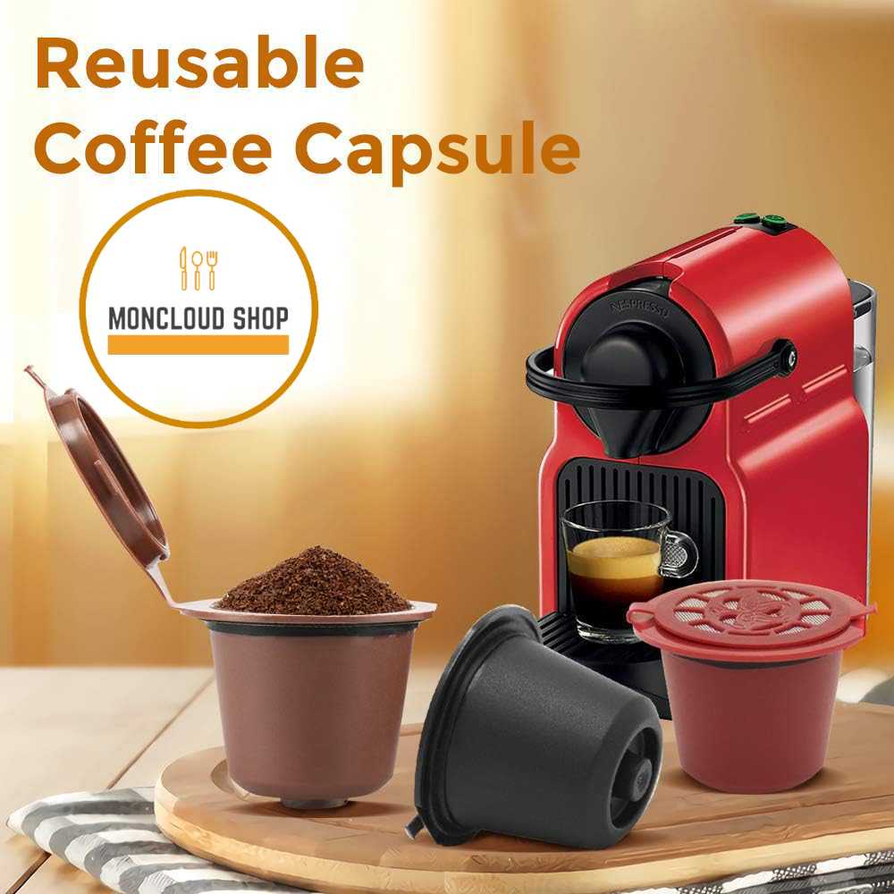Jual Kapsul Kopi Isi Ulang Reusable Coffee Capsule Filter for Nespresso ...