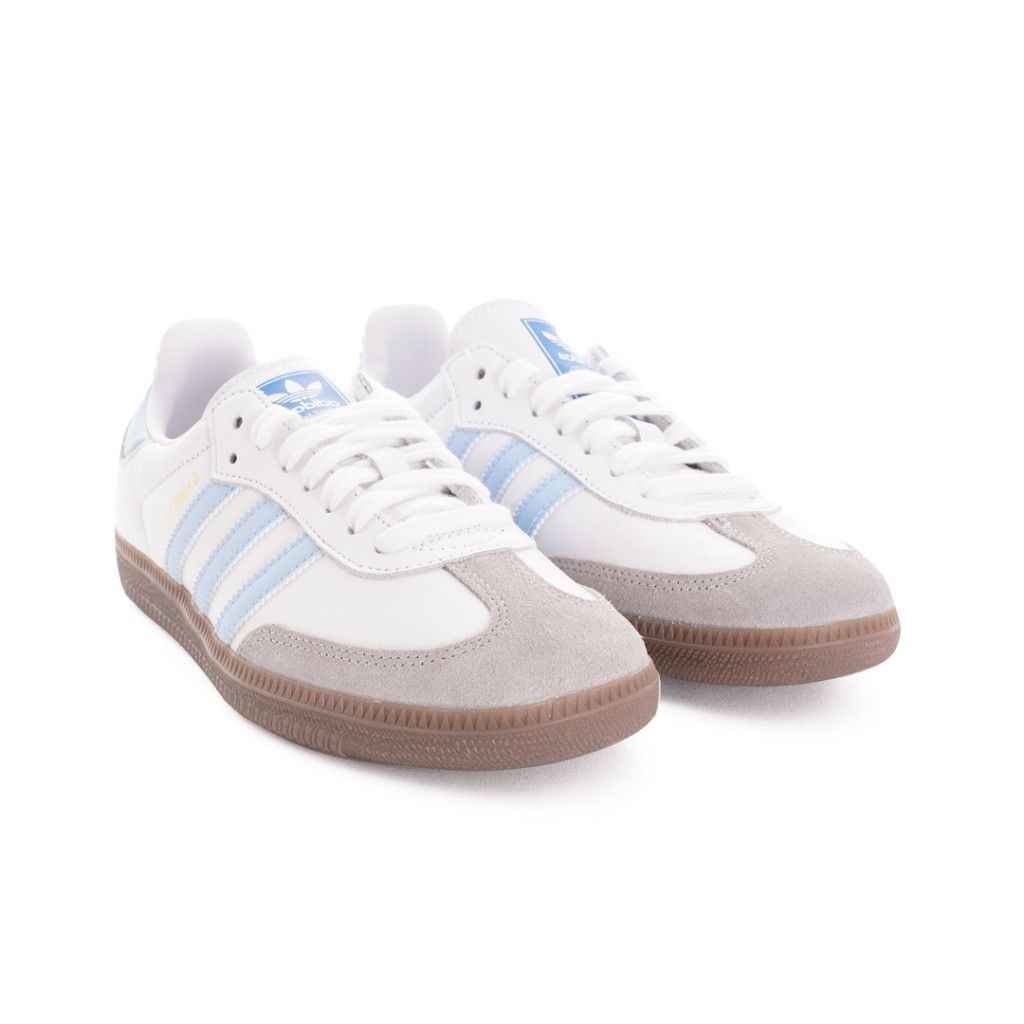 Jual Sepatu Adidas Samba OG White Hallo Blue | Shopee Indonesia